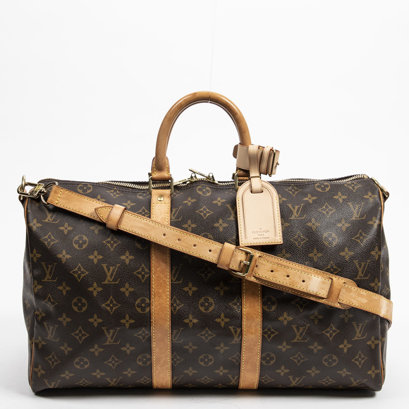 Louis Vuitton | Bags | Louis Vuitton Keepall Bandouliere 45 In Brown ...